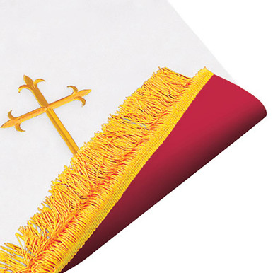 Reversible Red and White Communion Table Runner - [Consumer]Autom