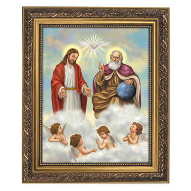 Holy Trinity Gold Framed Print - [Consumer]Autom