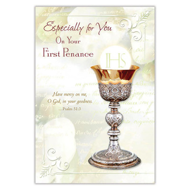 Especially for You on Your First Penance Card