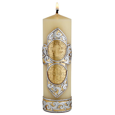Saint Benedict Devotional Candle - [Consumer]Autom