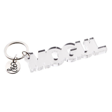 Face To Face Acrylic Word Key Chain - Mogul