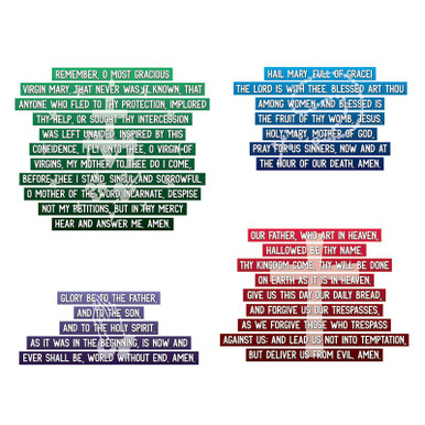 Catholic Prayers Magnetic Puzzle Set (4 Asst) - 12 sets/pk - [Consumer ...