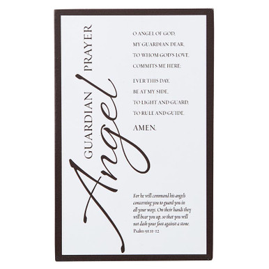 Prayer to the Guardian Angel Prayer Plaque - [Consumer]Autom