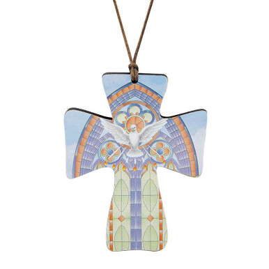 Confirmation Wood Lasered Cross Pendant - [Consumer]Autom