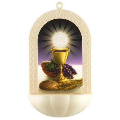 Bread of Life First Communion Holy Water Font - 12/pk - [Consumer]Autom