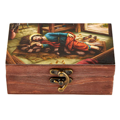 Sleeping St. Joseph Wood Prayer Box - 4/pk - [Consumer]Autom