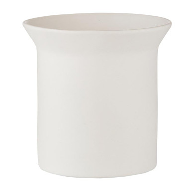 White Ceramic Pot - Large