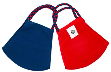 Pom Masks - Navy/Red - 2/pk
