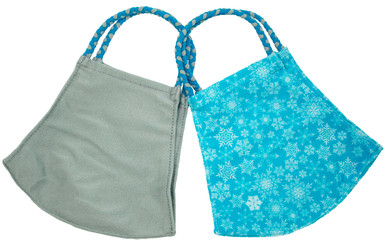 Pom Masks - Holiday Snowflake - 2/pk