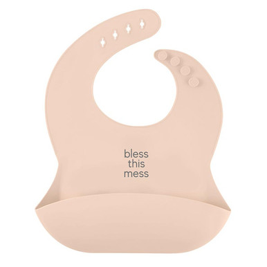 Silicone Bib - Bless This Mess