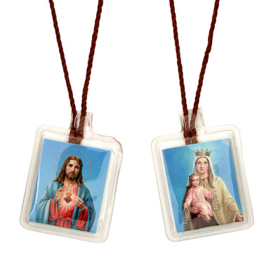 Full Color Laminated Scapular - 25/pk - [Consumer]Autom