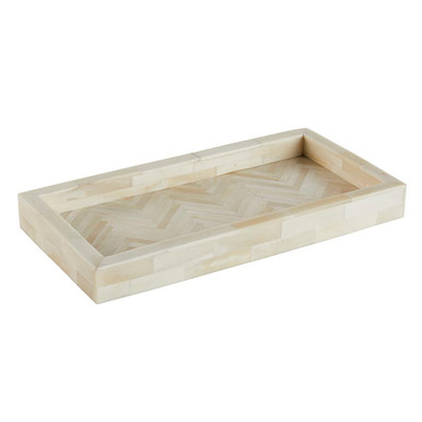 White Rectangular Tray - Small