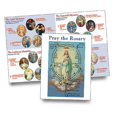 Pray the Rosary Booklet - 100/pk - [Consumer]Autom