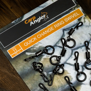 Carp Angler Quick Change Ring Swivel (size 11 / 10 pcs)