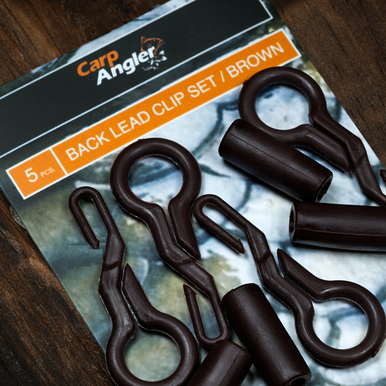 Carp Angler Back Lead Clip Set (Pack of 5)
