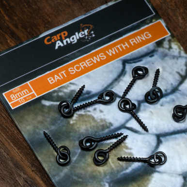 Carp Angler Bait Screws With Ring (8mm / 10 pcs)