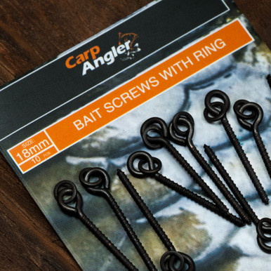Carp Angler Bait Screws With Ring (18mm / 10 pcs)