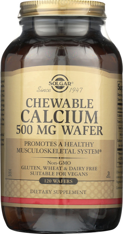 Chewable Calcium 500mg 120 Wafers - BuyVites.com