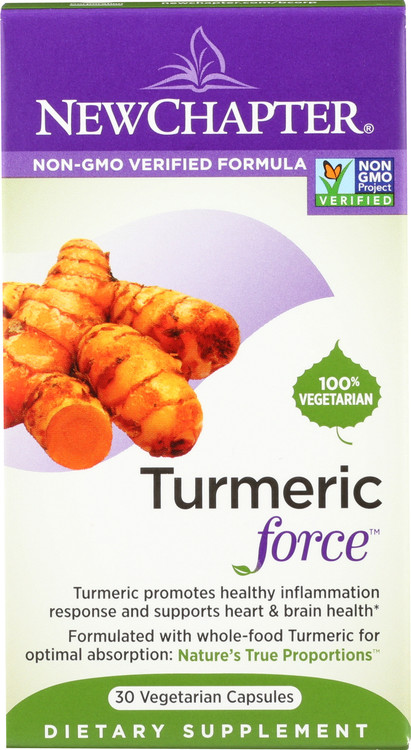 Turmeric Force 30 Vegetarian Capsules - BuyVites.com