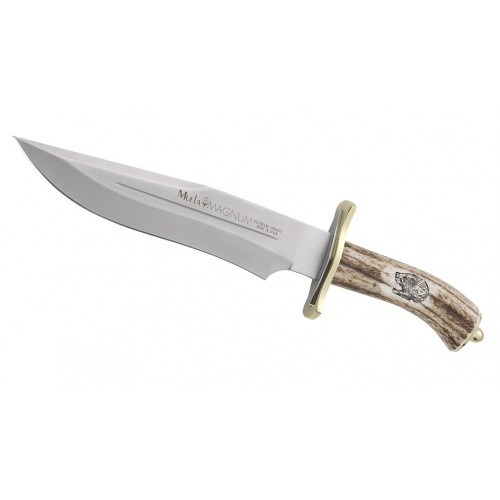 MUELA MAGNUM-23, X50CrMoV15, 9-1/16" Fixed Blade Hunting Knife, Deer ...