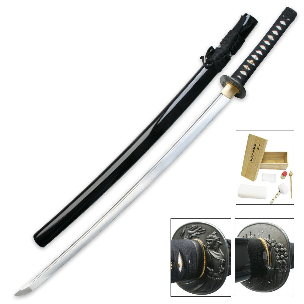 Ryumon 1095 Carbon Steel Samurai Katana With Scabbard - Hero Outdoors