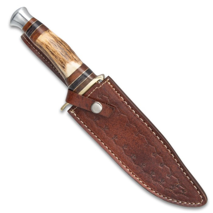 Timber Wolf Deer Slayer Knife w/Sheath - Hero Outdoors