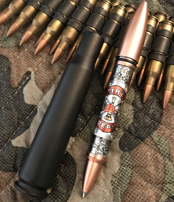 High Caliber 50 Caliber Fire Dept Pen - Black - Hero Outdoors