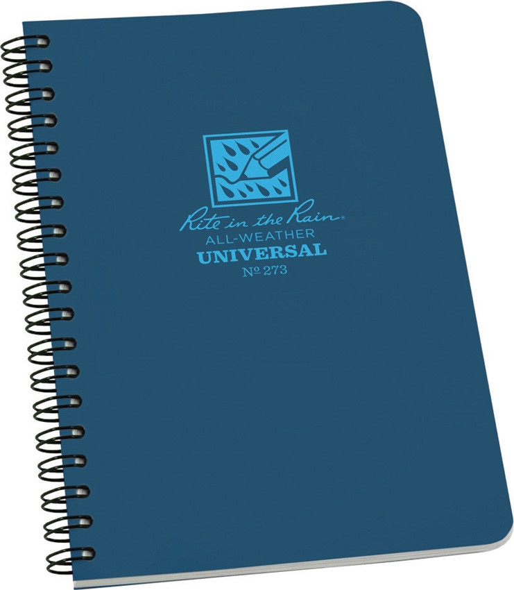 Side Spiral Notebook Blue - Hero Outdoors