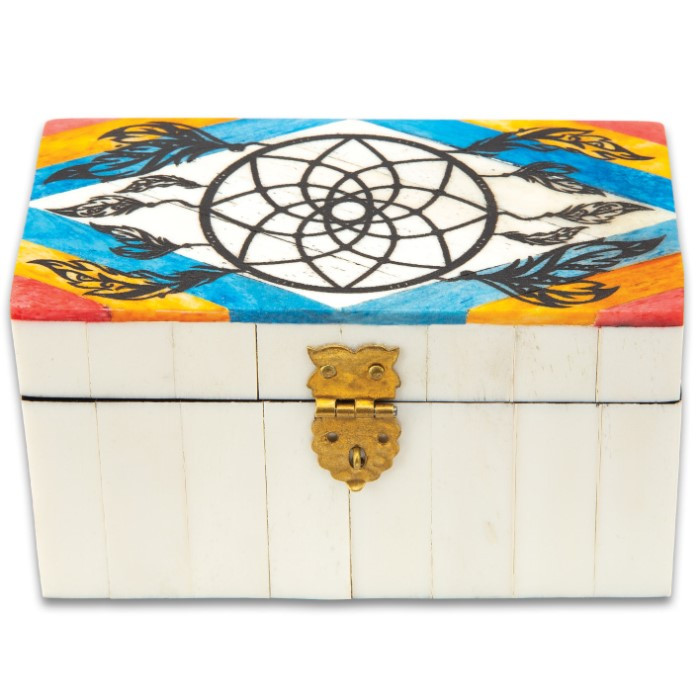 White Dreamcatcher Bone Box - Hero Outdoors