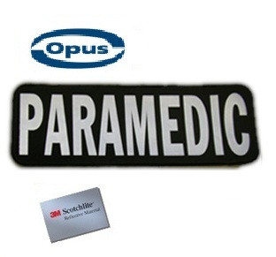 Opus Paramedic Patch - Black/Silver - Hero Outdoors