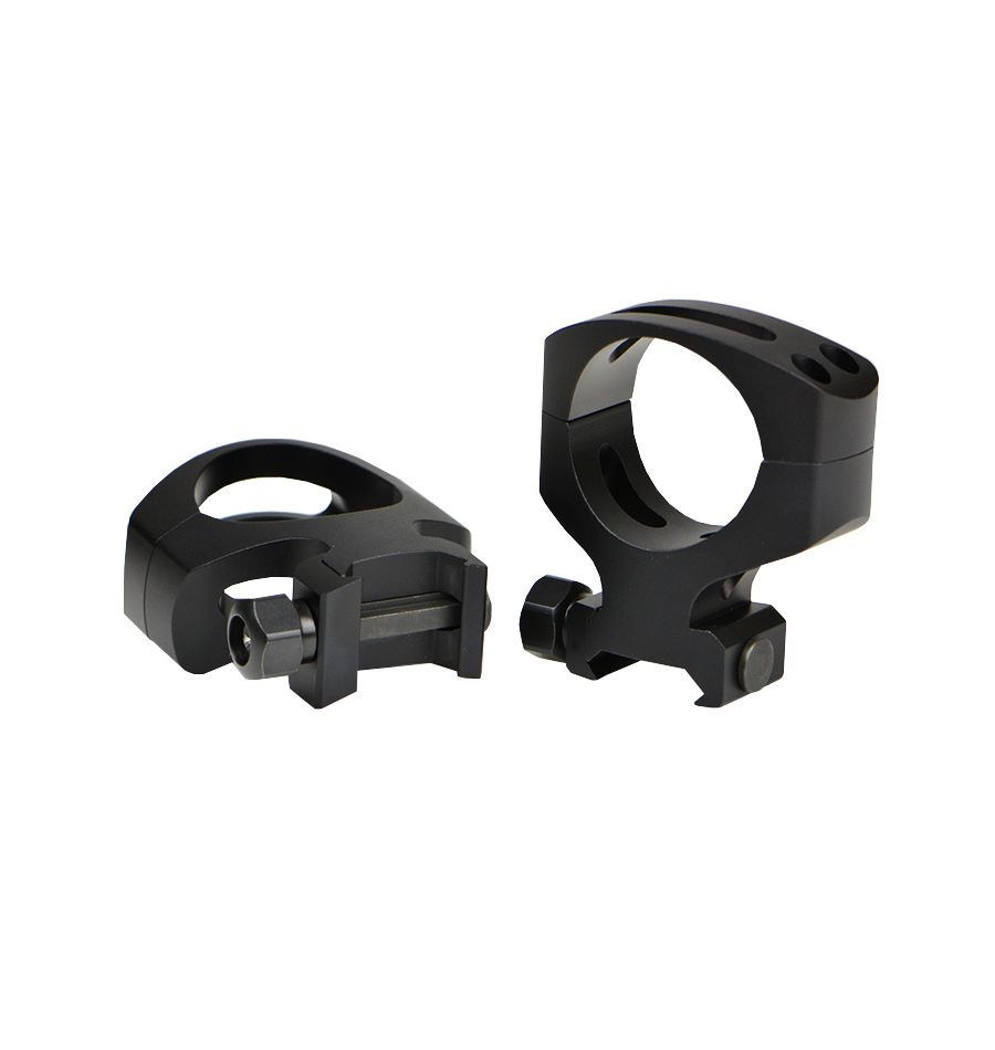 Warne 34mm MSR Tactical Nut - 2 piece - Matte - Hero Outdoors