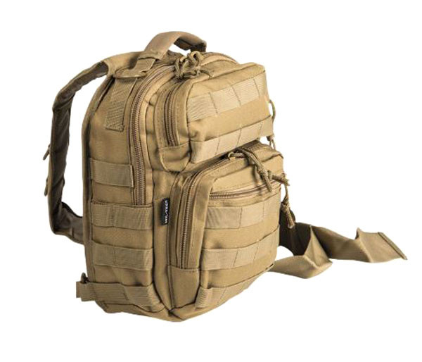 Mil-Tec Coyote Single-Strap Small Assault Pack - Hero Outdoors