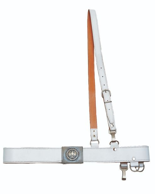 German Armed Forces White MP Belt Set - Hero Outdoors