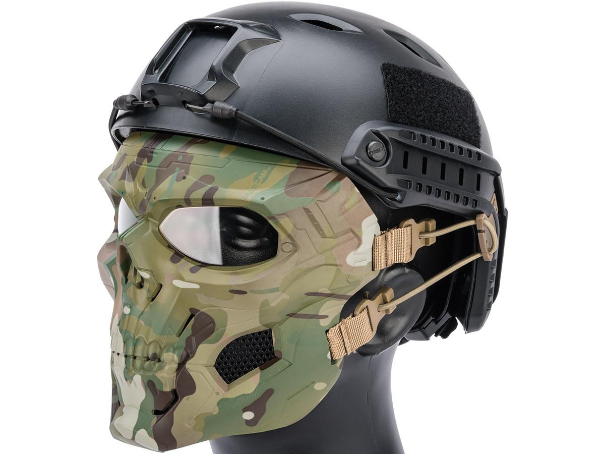 Matrix Skull Messenger Face Mask (Color: Multicam) - Hero Outdoors