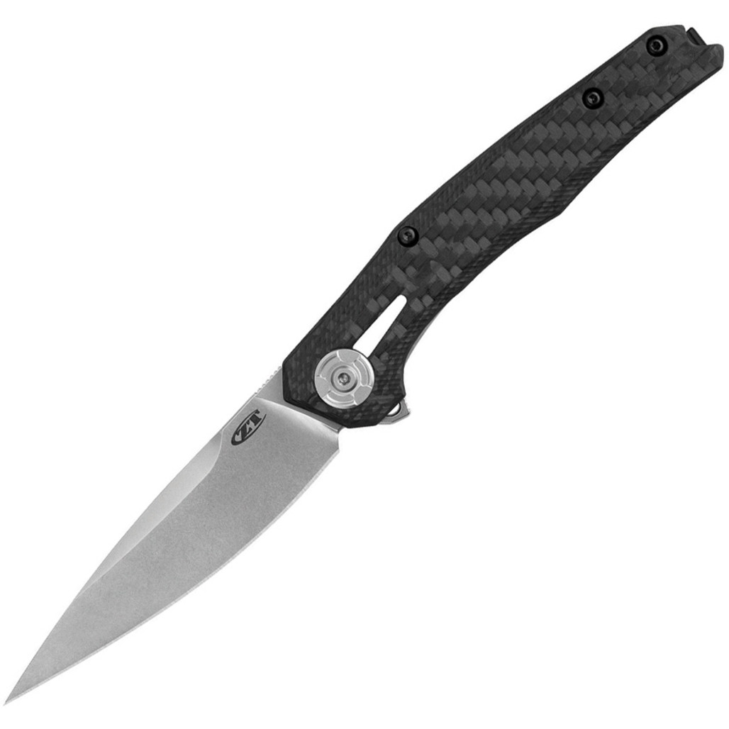 Zero Tolerance 0707 Flipper Knife Titanium/CF - Hero Outdoors