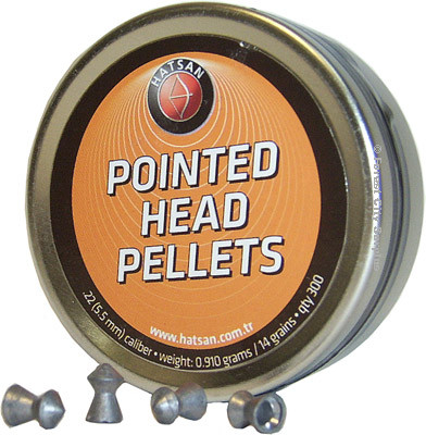 Hatsan Pointed Head Pellets - .22 - Hero Outdoors