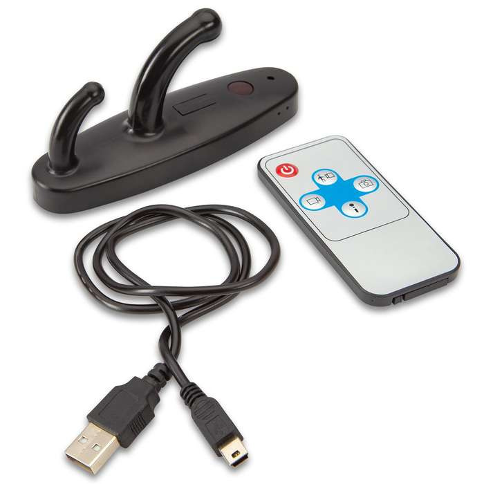 Wall Mounted Coat Hook Spy Camera - Hero Outdoors