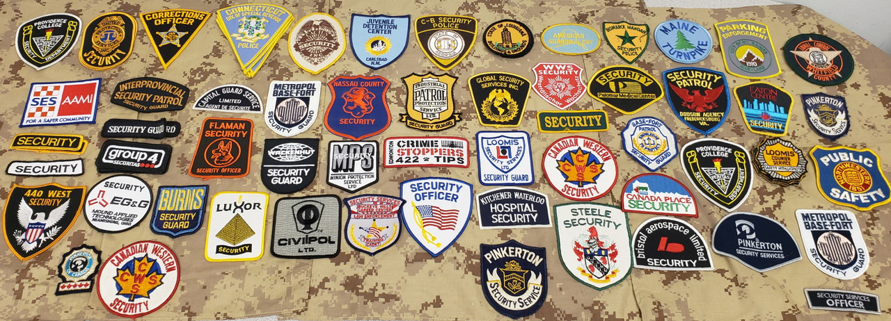 Security and Special Police Patch Lot - 117 Patches - Hero Outdoors