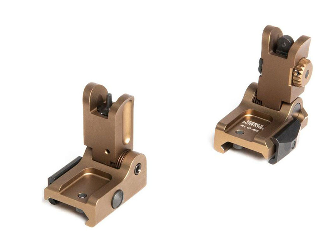 Geissele Automatics Folding BUIS Iron Sights Set - Hero Outdoors