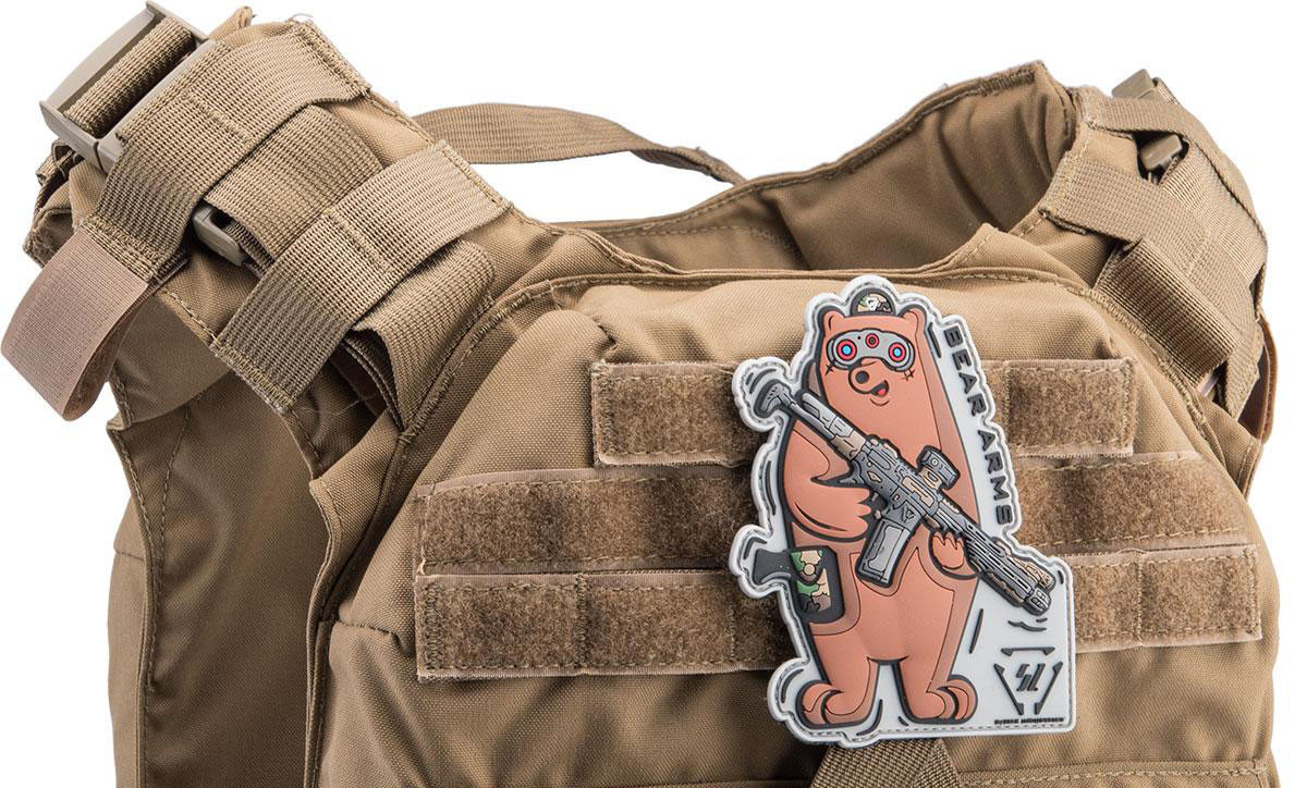 Strike Industries "Bear Arms" PVC Morale Patch - Hero Outdoors