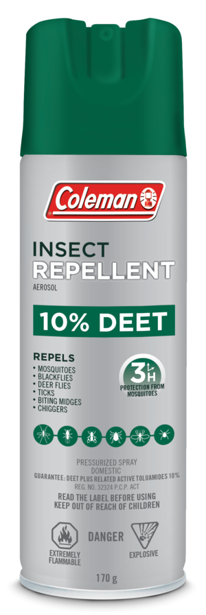 10% Deet Insect Repellent 170g Aerosol - Hero Outdoors