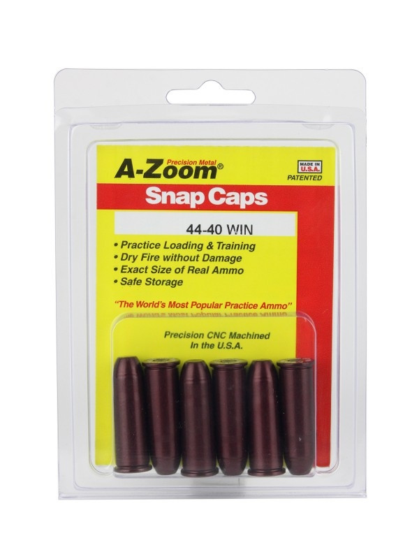 A-Zoom 44-40 Win Snap Caps 6/Pkg - Hero Outdoors