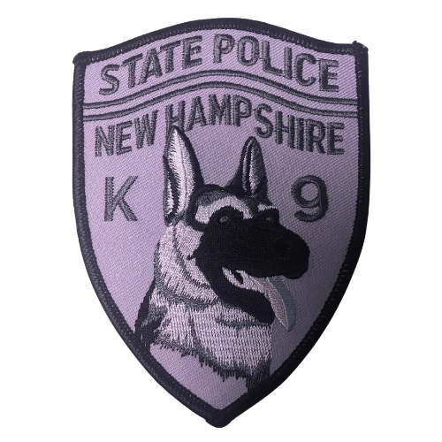 State Police New Hampshire K-9 Patch - Hero Outdoors