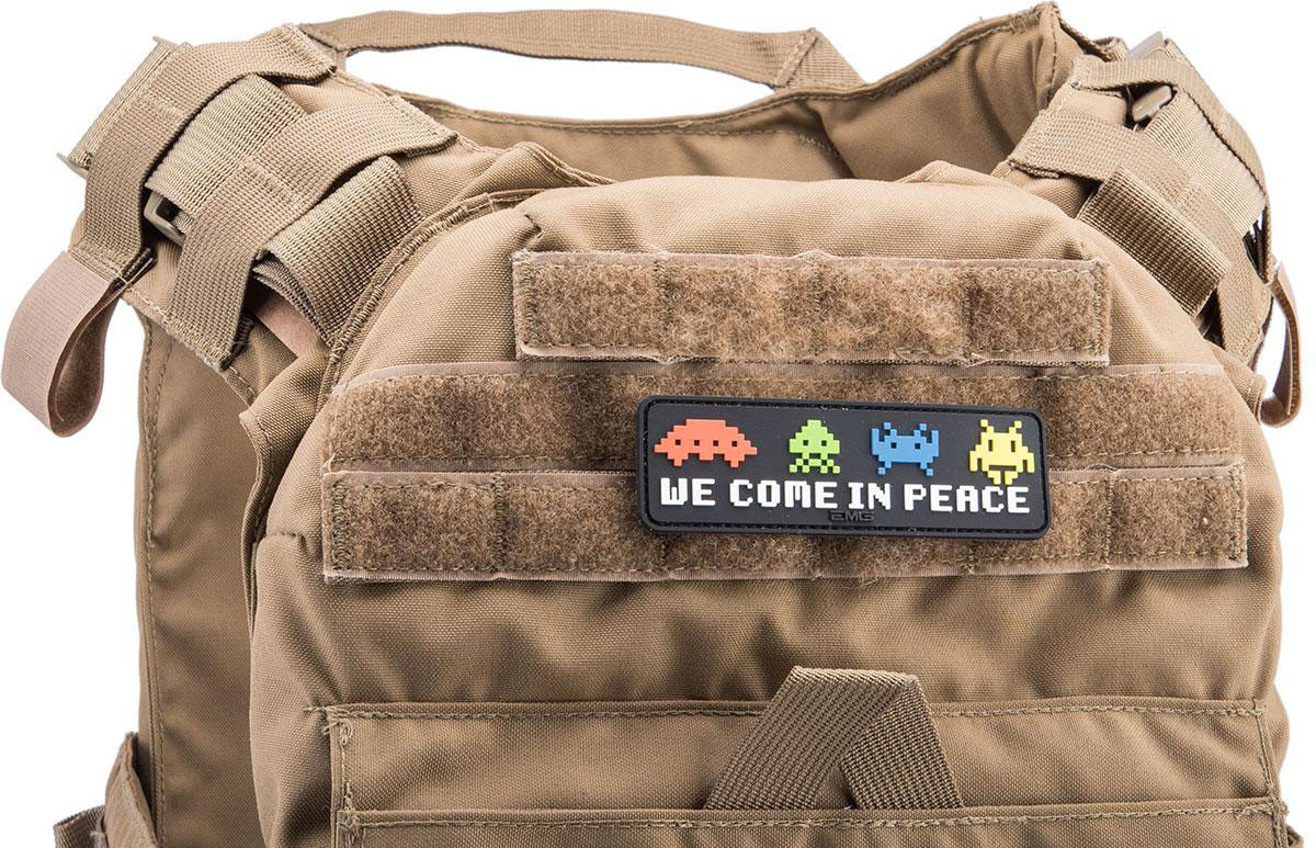 EMG "We Come in Peace" PVC Morale Patch - Hero Outdoors