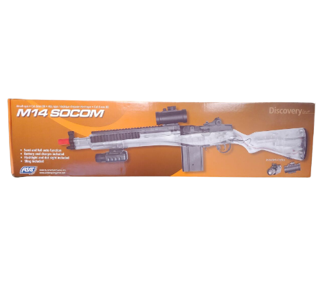 M14 Socom Automatic Electric Airsoft Rifle Combo - BONEYARD - Hero Outdoors