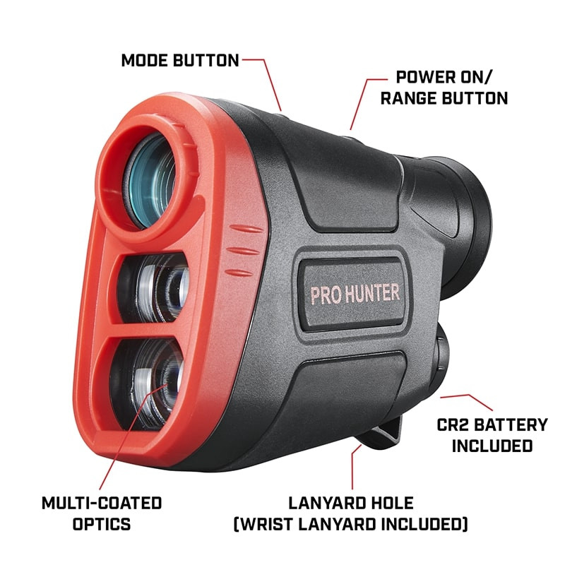 Prohunter 6X20Mm 750 Yard Laser Range Finder - Hero Outdoors