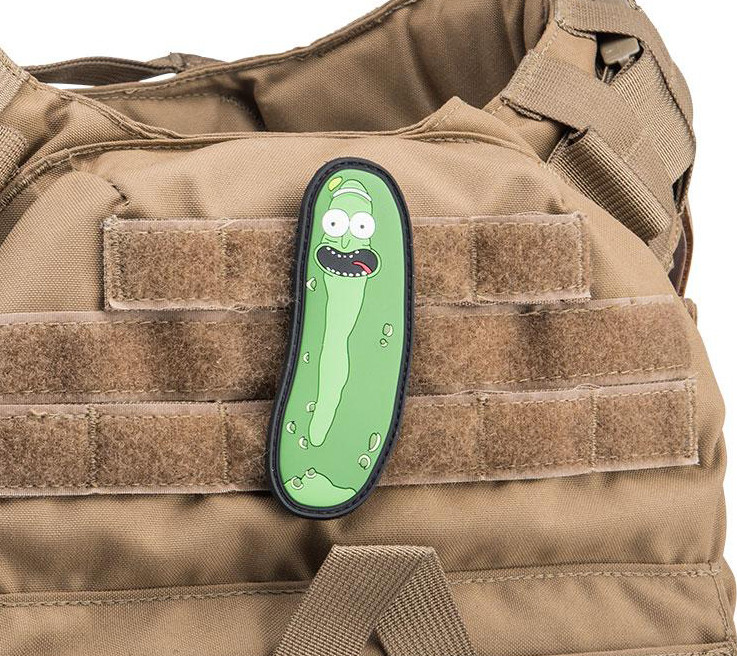 Tactical Outfitters "Pickle Rick 3D" PVC Morale Patch - Hero Outdoors