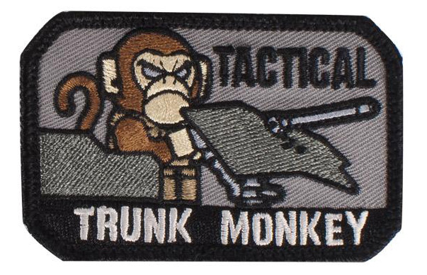 Mil-Spec Monkey "Tactical Trunk Monkey" Hook and Loop Patch - Hero Outdoors