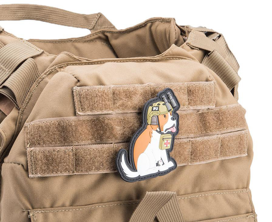 Patch Fiend Tactical Dog Series PVC Morale Patch (Design: "PJ" Tactical ...