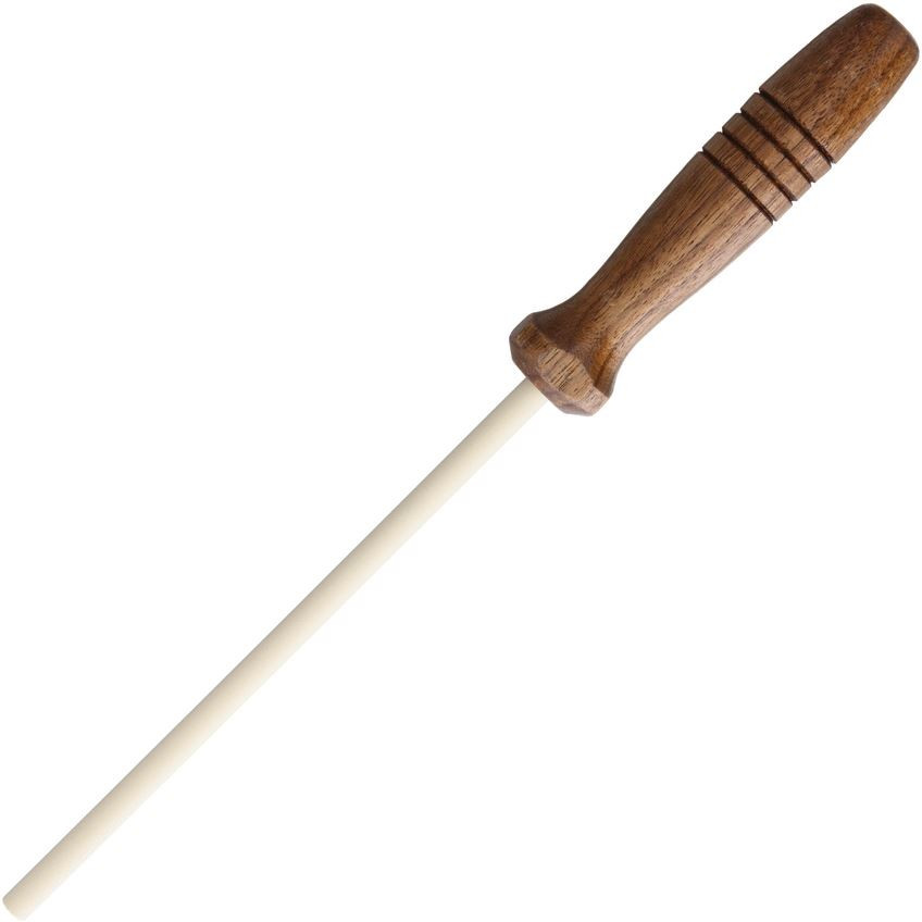 Arkansas AC48 Ceramic Sharpening Stick Long - Walnut - Hero Outdoors